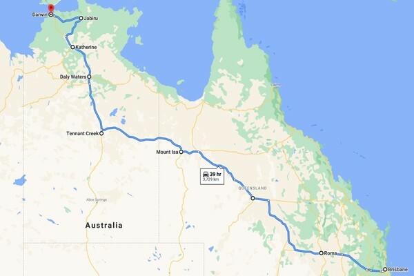 Brisbane to Darwin Backloading Quotes - Darwin Backloading